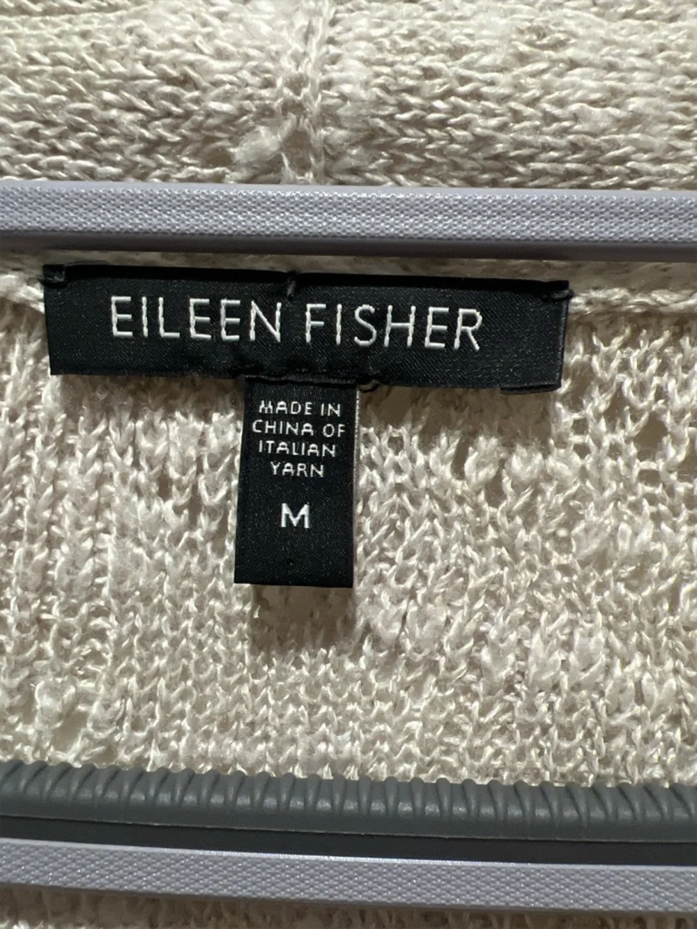Sweaters | Eileen Fisher Oatmeal Linen Blend Cardigan M Lightweight ...